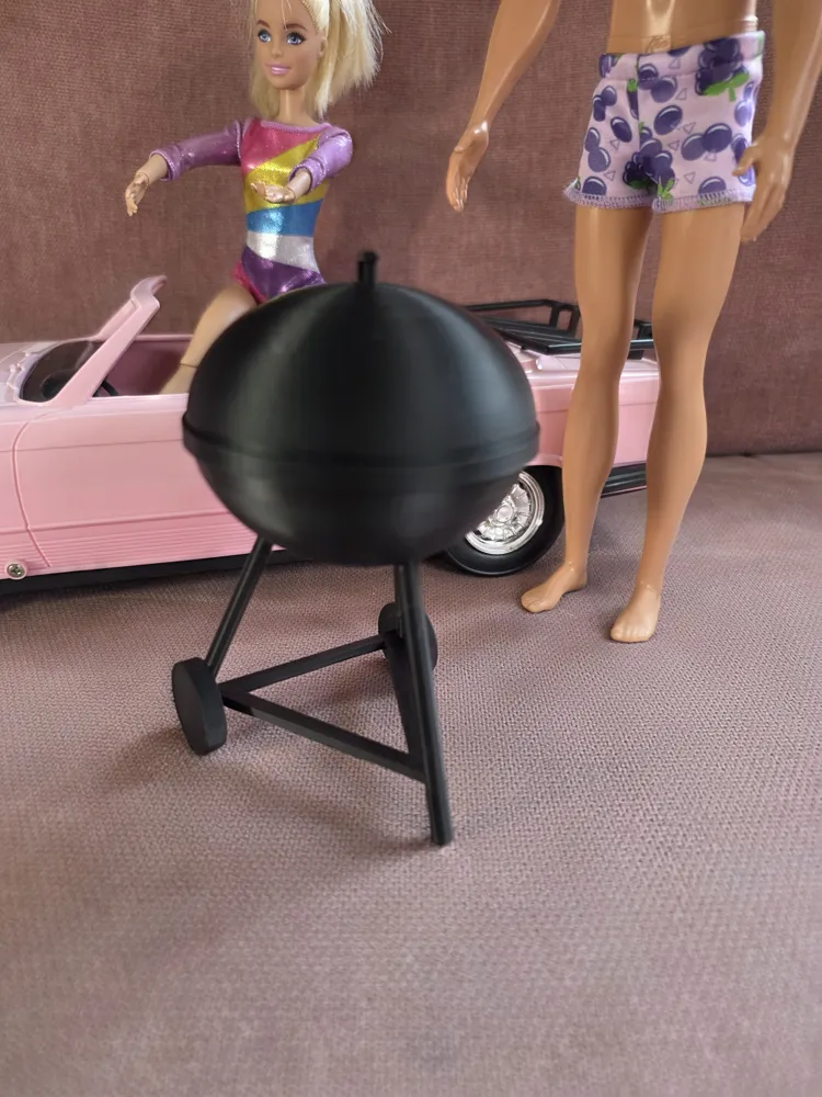 Barbie BBQ Barbeque Grill by Jim_made_this MakerWorld: Download Free 3D ...