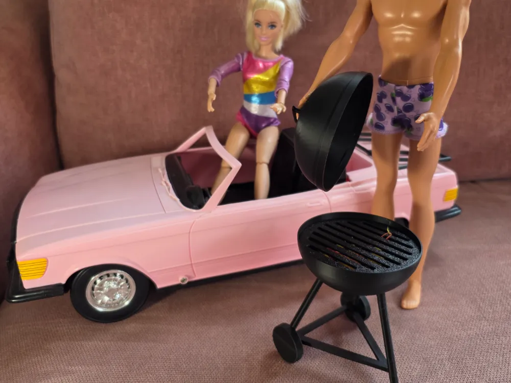 Barbie BBQ Barbeque Grill by Jim_made_this MakerWorld: Download Free 3D ...