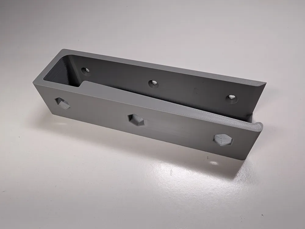 MX Keys under desk mount - Free 3D Print Model - MakerWorld