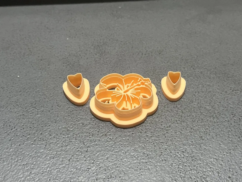 Flower and Petals Polymer Clay Cutters Cookie - Free 3D Print Model ...