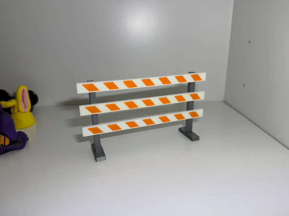 High Barrier - US Road Mini Barriers by 3D Print Creative Endeavors ...