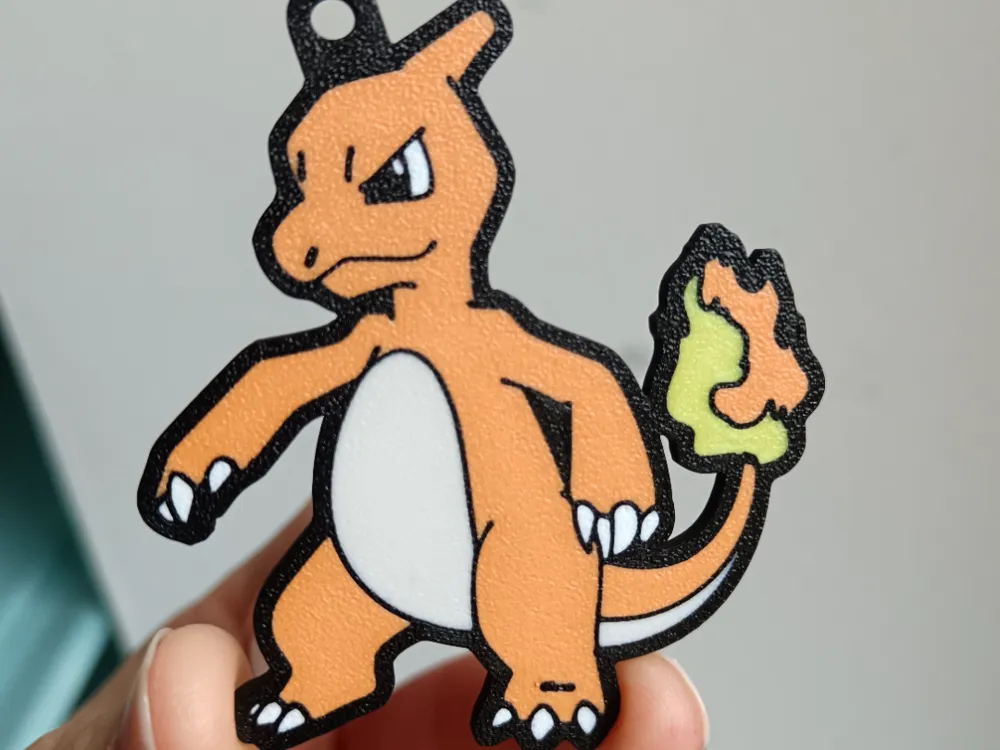 Pokemon Charmander keychain by angesoso77MakerWorld: Download Free 3D ...
