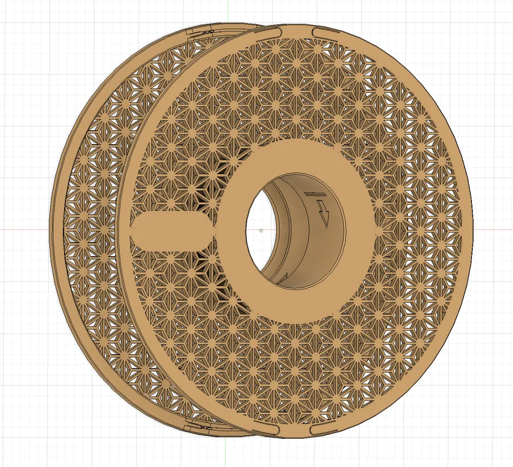 Bambu Lab Spool ASANOHA - Free 3D Print Model - MakerWorld
