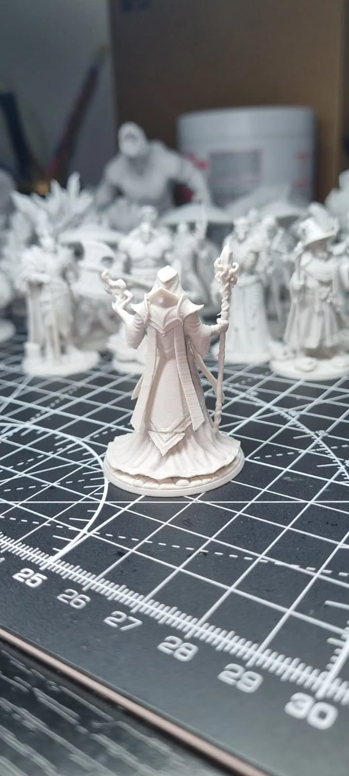 Mind Flayer Illithid D&D Miniature (47mm) - Free 3D Print Model ...