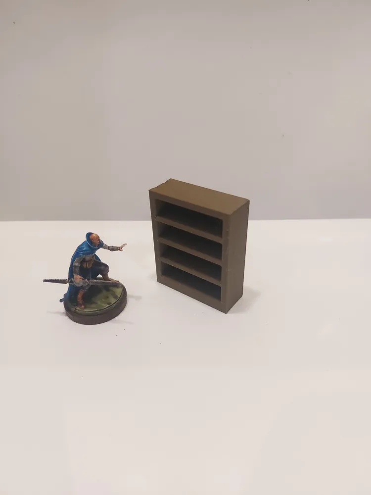 DnD Bookshelf - D&D Scatter - No supports - TTRPG by dungeons and ...