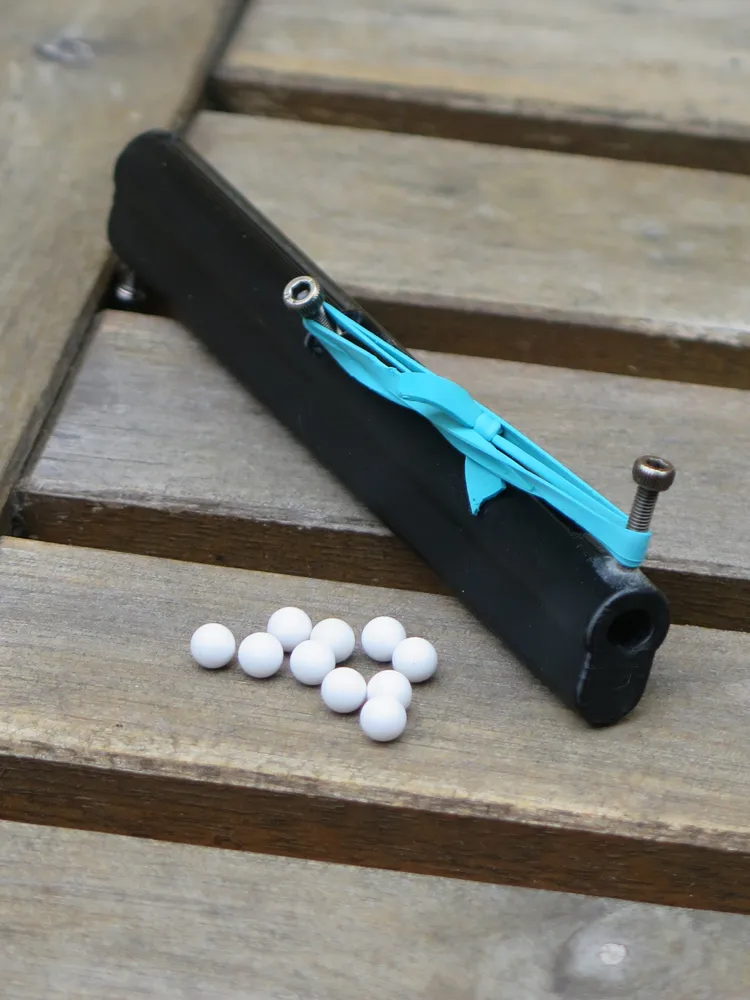 BB Shooter Pen - Rubber Band Powered - Free 3D Print Model - MakerWorld