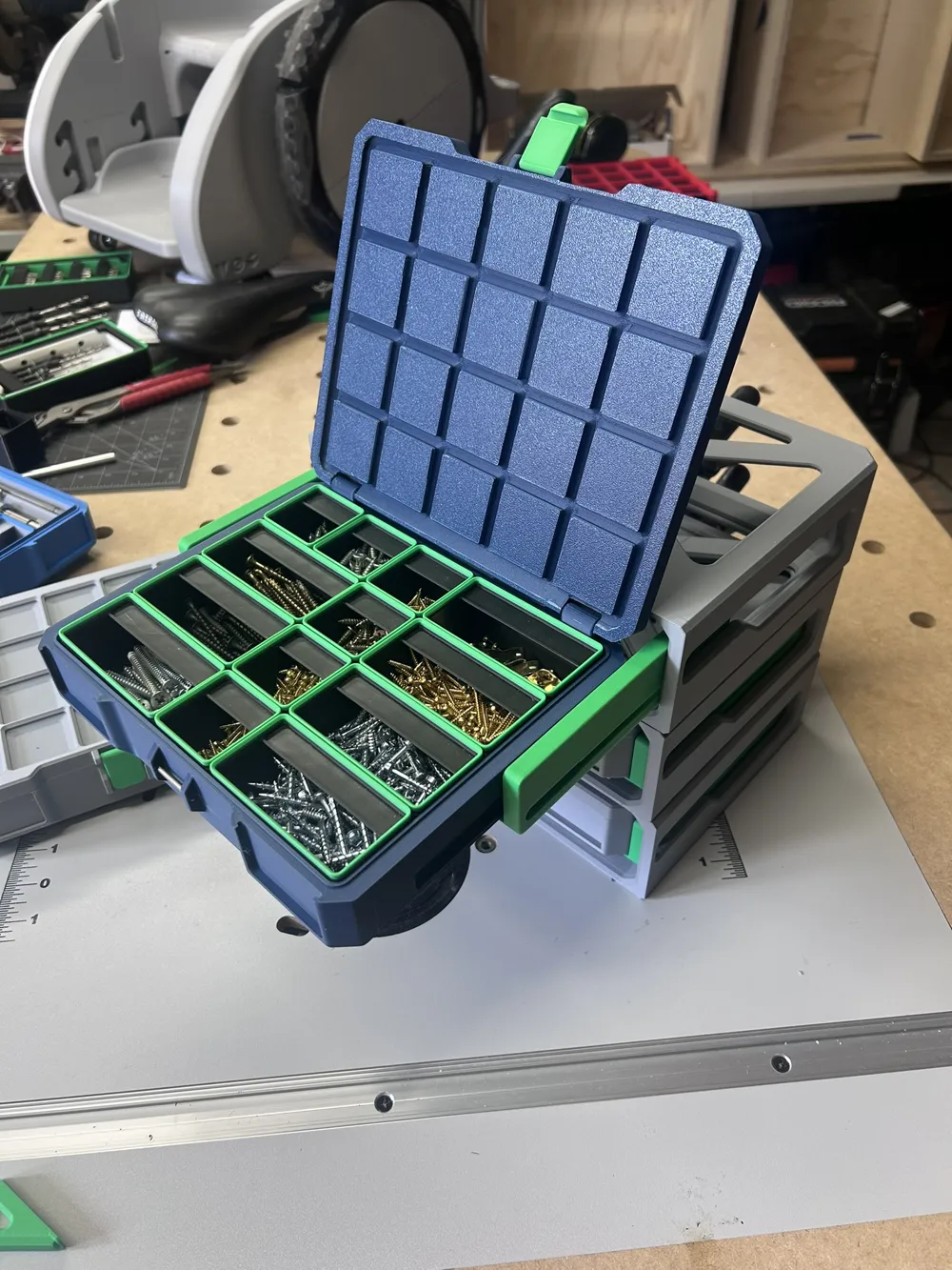 Gridfinity Storage Toolbox by schuylab MakerWorld: Download Free 3D Models