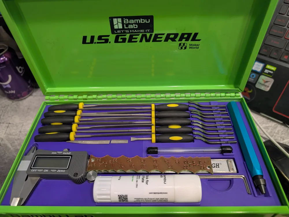 US General Mini Tool Box Top Shelf Tool Organizer - Free 3D Print Model ...