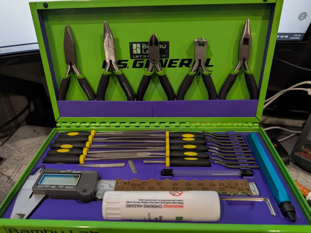 US General Mini Tool Box Top Shelf Tool Organizer - Free 3D Print Model ...