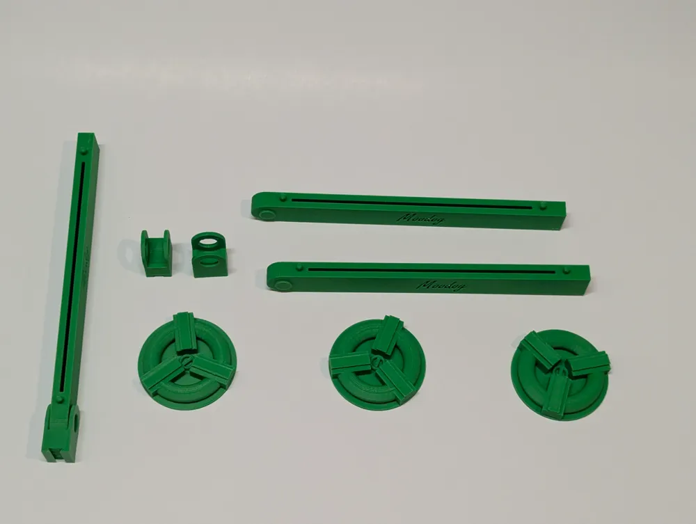 Fletching Jig w/ L, R, Straight hubs snap assembly by Moodog - MakerWorld