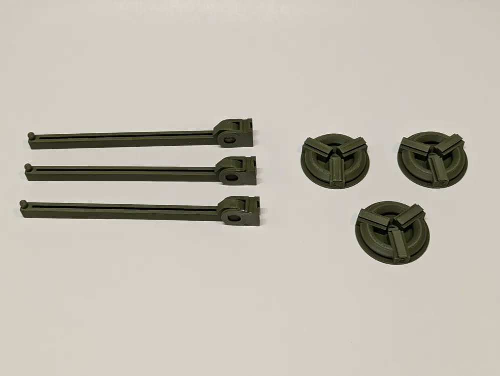 Fletching Jig w/ L, R, Straight hubs snap assembly by Moodog - MakerWorld