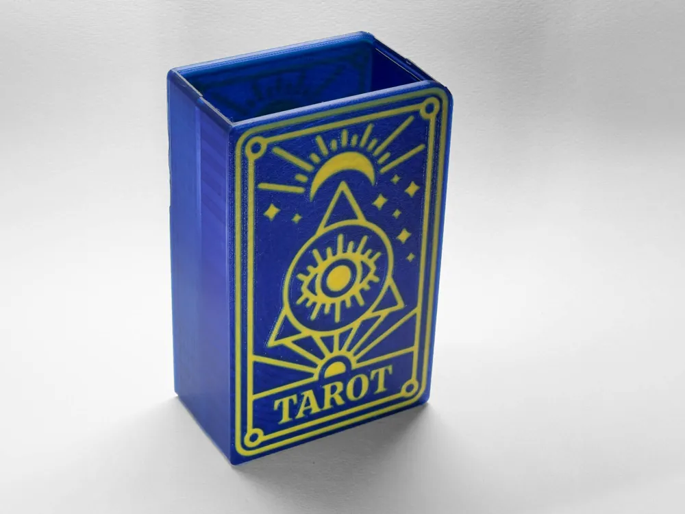 Tarot Card Box - Sliding Lid - Free 3D Print Model - MakerWorld
