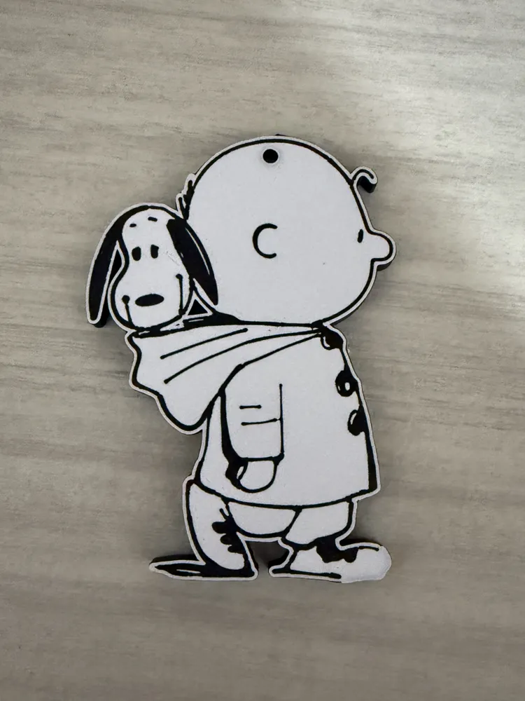 Snoopy Charlie Brown flat by Dr4cula74 MakerWorld: Download Free 3D Models