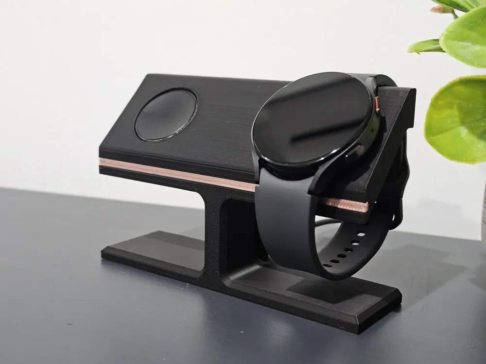 Dual Samsung Galaxy Watch Charging Stand Dock - Free 3D Print Model ...