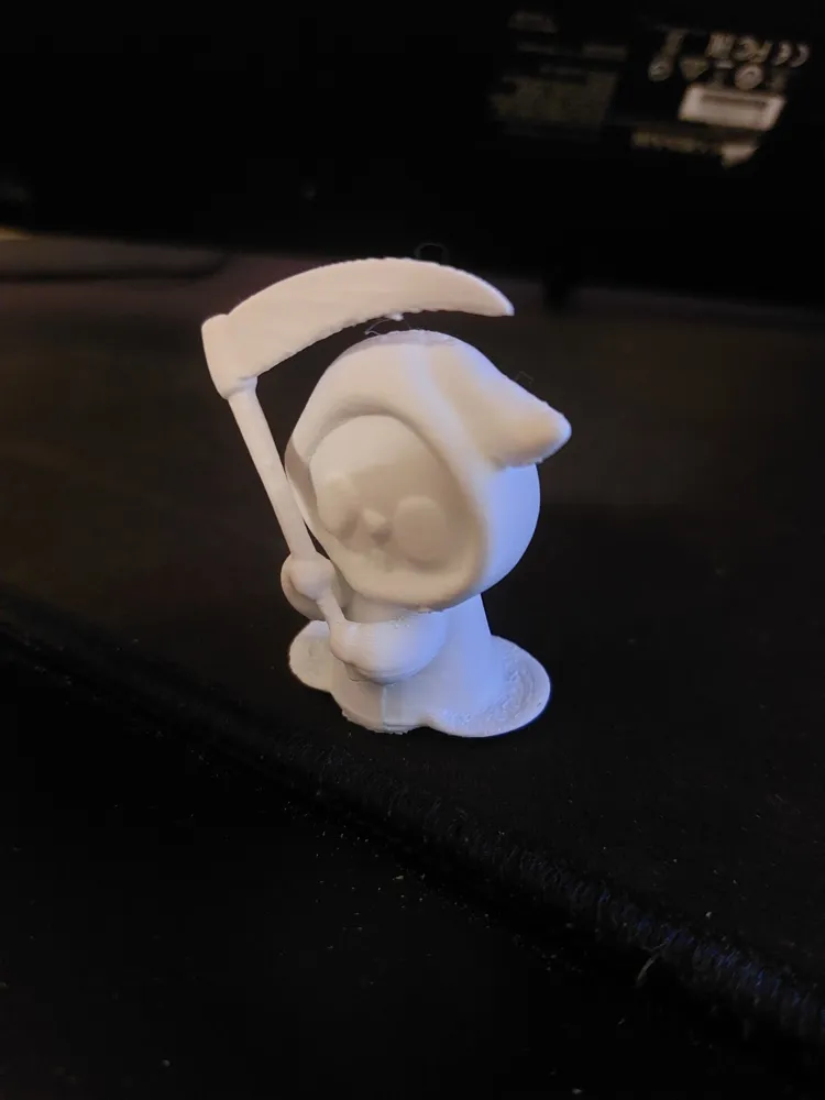 Chibi Death with Scythe - Free 3D Print Model - MakerWorld