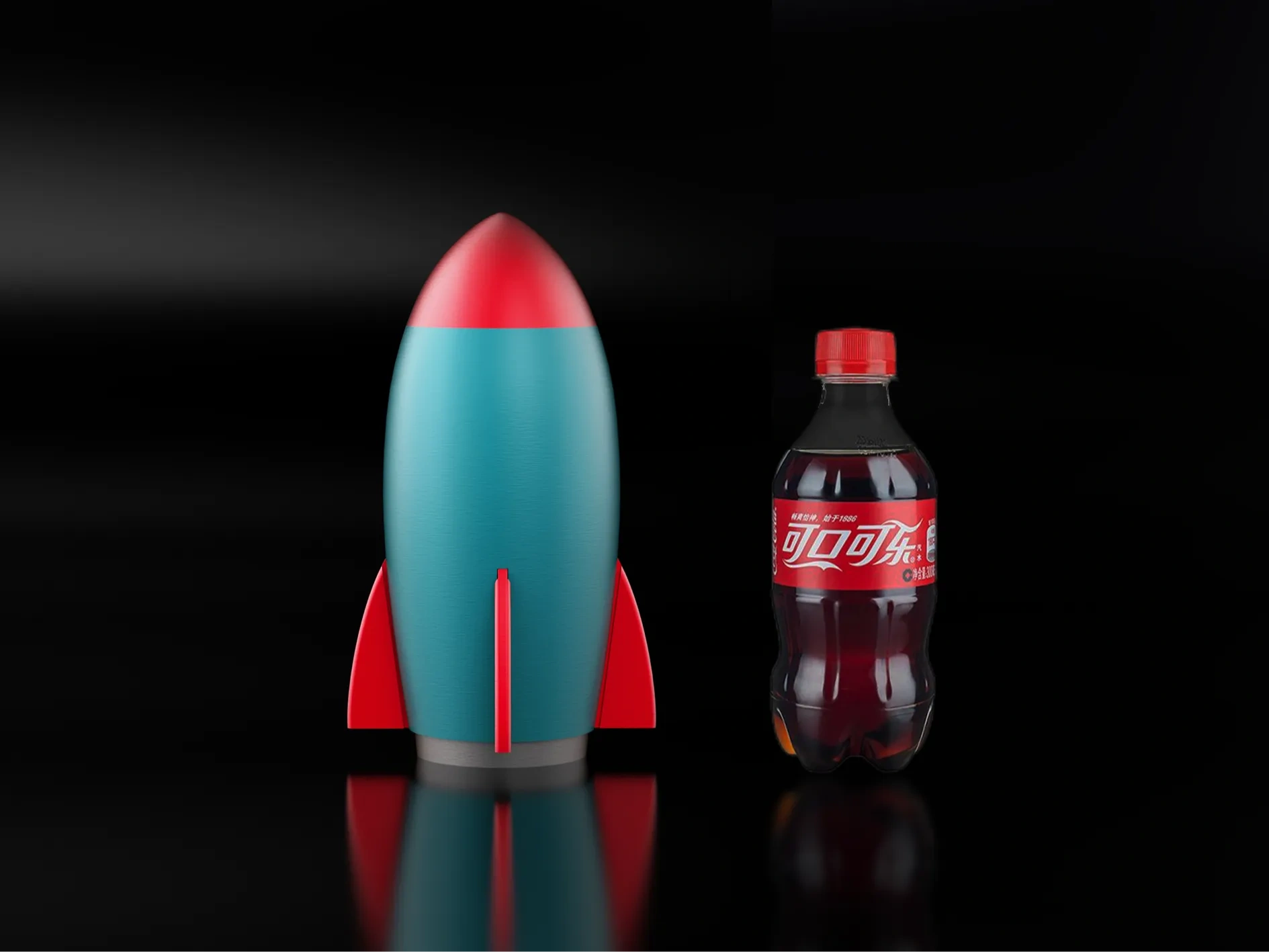 Coke bottle missile shell by 上进的up主 - MakerWorld