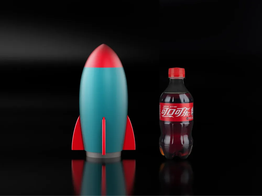 Coke bottle missile shell by 上进的up主 - MakerWorld
