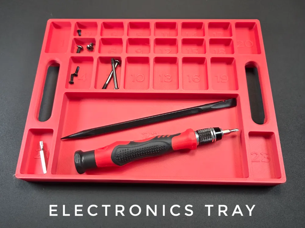 Electronics Repair Tray - Free 3D Print Model - MakerWorld