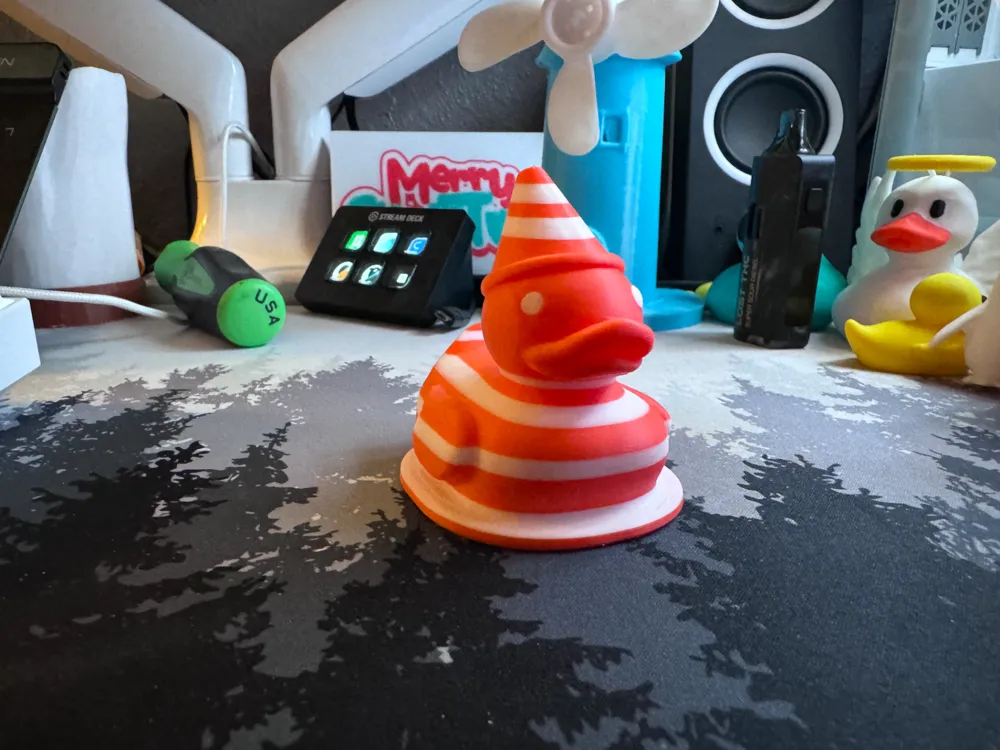 Traffic Cone Duck by CorwineCustoms.3D - MakerWorld