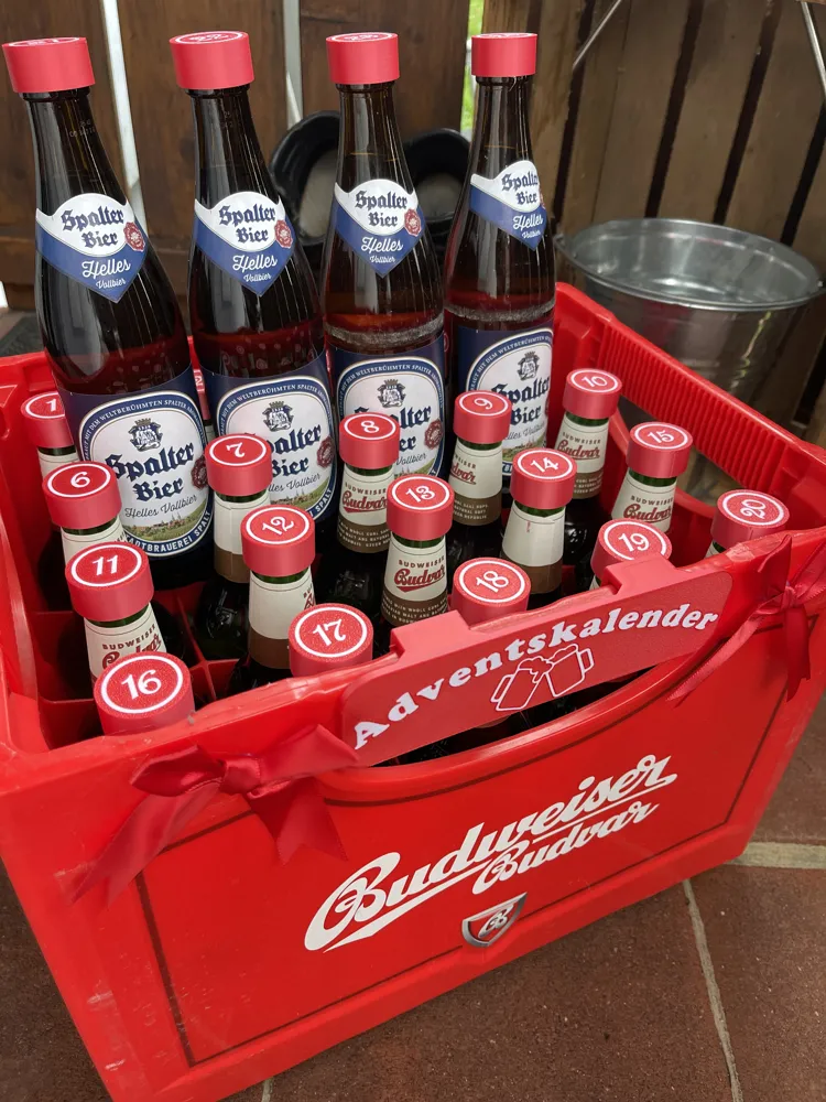 Calendário do Advento para Garrafas de Cerveja por JoeEarly MakerWorld ...