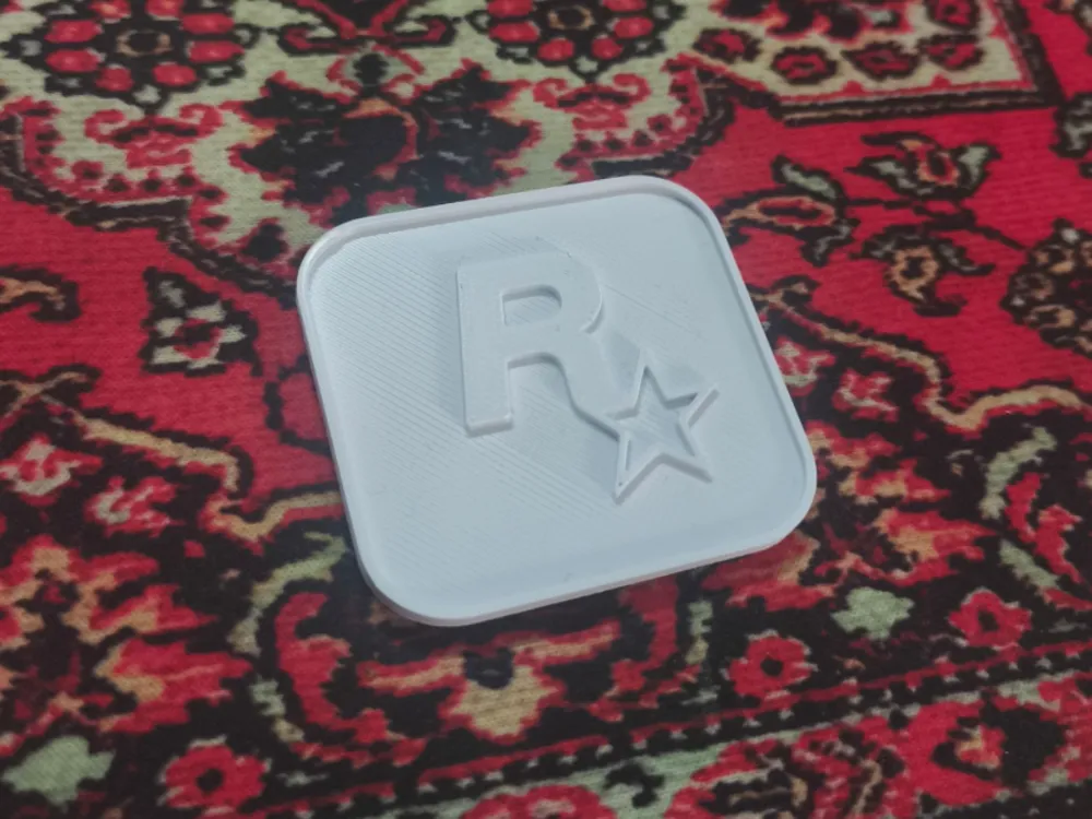 Rockstar Games Logo - Free 3D Print Model - MakerWorld