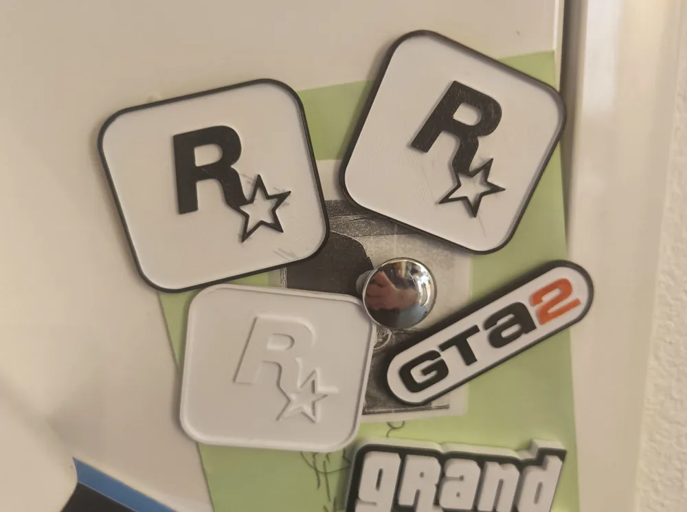 Rockstar Games Logo - Free 3D Print Model - MakerWorld