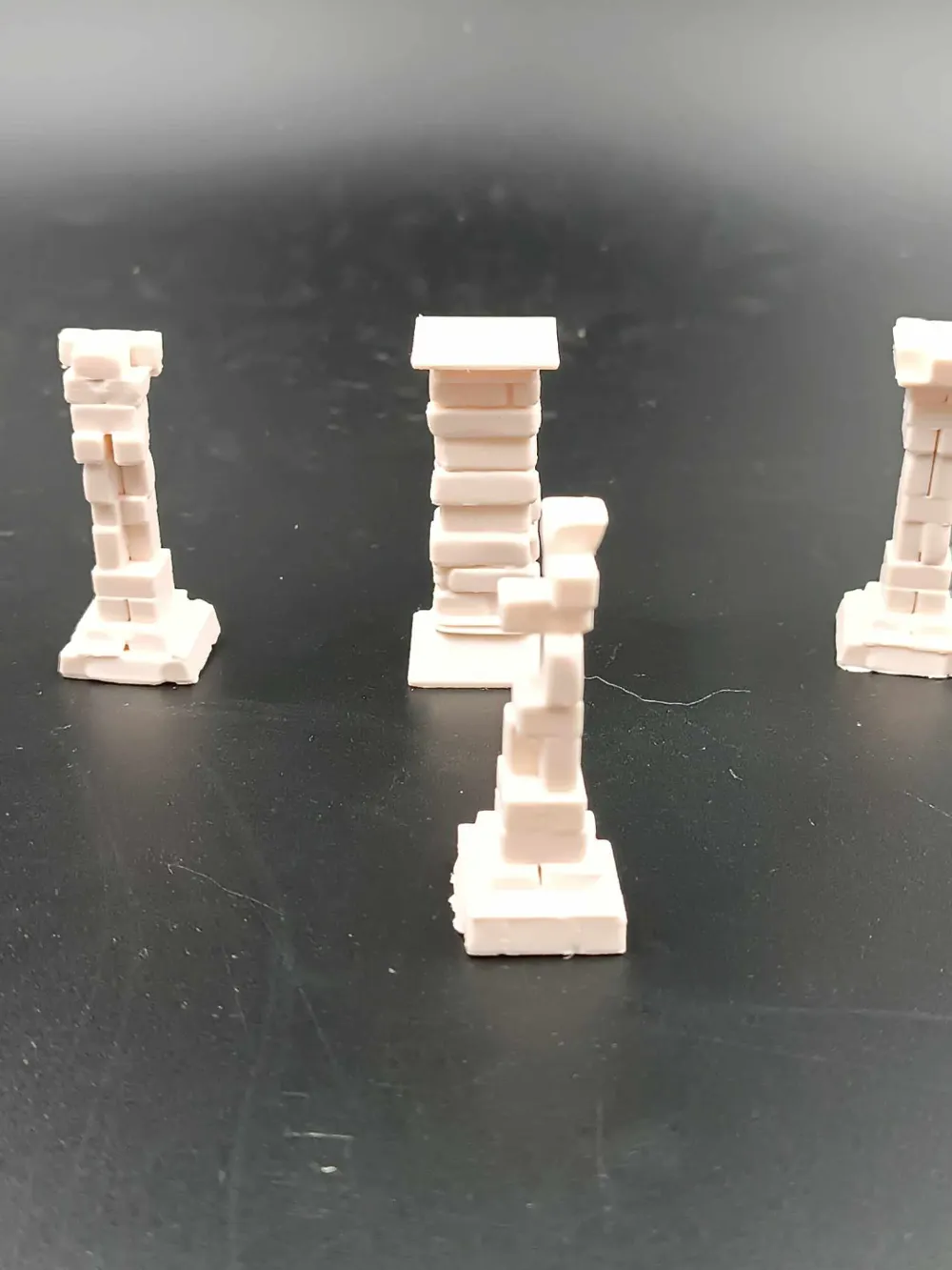 DnD Miniature Brick Pillar Terrain Set-D&D Dungeon by drakeforge3d ...