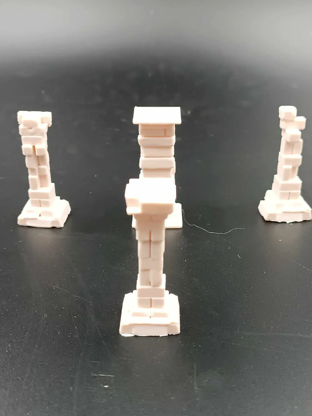 DnD Miniature Brick Pillar Terrain Set-D&D Dungeon by drakeforge3d ...