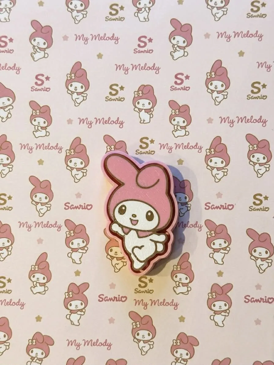 Sanrio Cinnamoroll, Melody, Kuromi Fidget Clicker - Free 3D Print Model ...