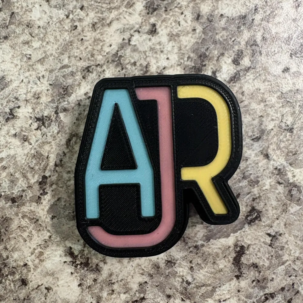 AJR Band Logo Fidget Clicker - Free 3D Print Model - MakerWorld