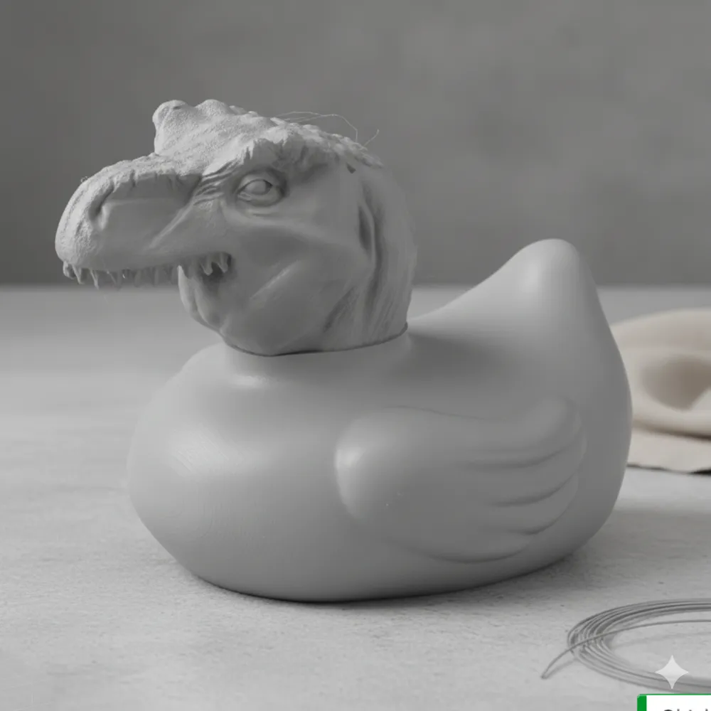 Rubber Duck Meme T-Rex Jurassic Fark, 4 Variants - Free 3D Print Model ...