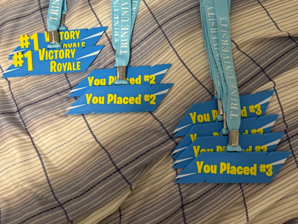 Fortnite Medals - 1st 2nd 3rd 4th Place by anthonywh79 - MakerWorld