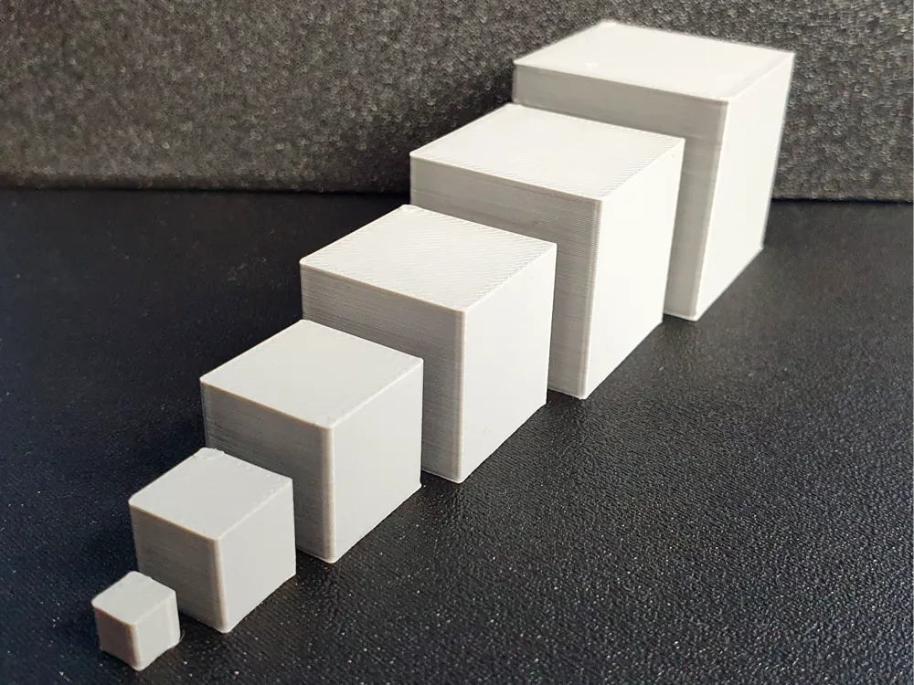 Cubes size 5-30 mm by Padoxik - MakerWorld
