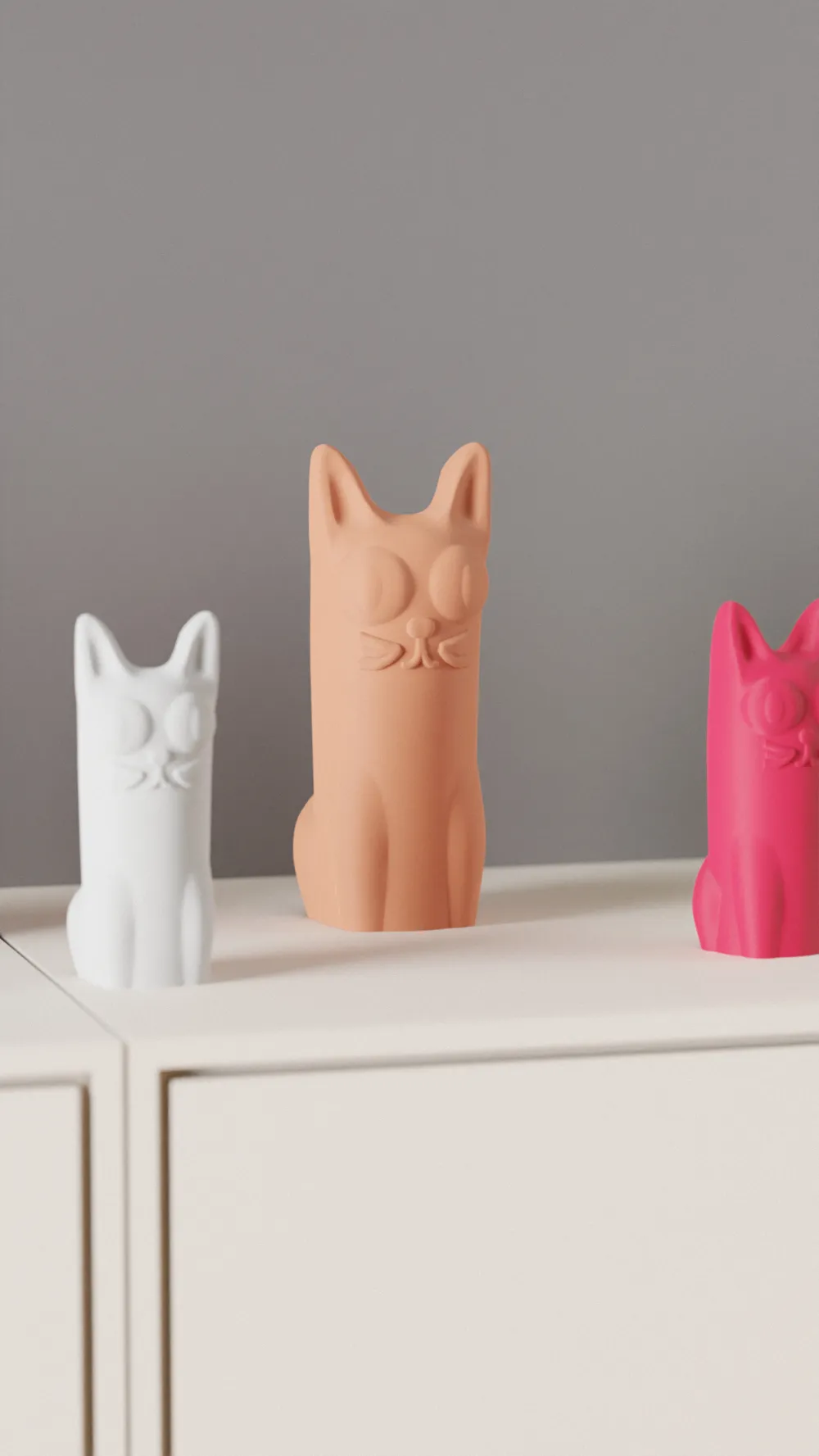 Cat Vase. Derpy Cat Cute Kawaii vase by Abstractia DesignMakerWorld ...
