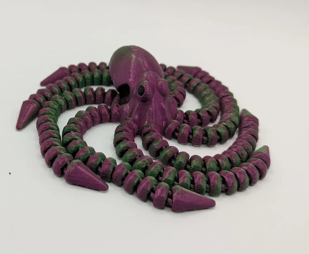 Articulated Octopus-Print in Place - Free 3D Print Model - MakerWorld
