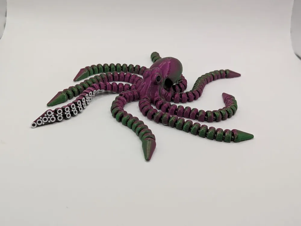 Articulated Octopus-Print in Place - Free 3D Print Model - MakerWorld