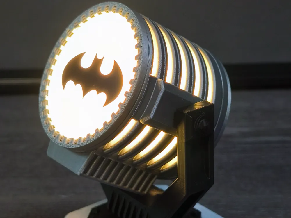 Batman LED Spotlight by Aleksandr MakerWorld: Download Free 3D Models