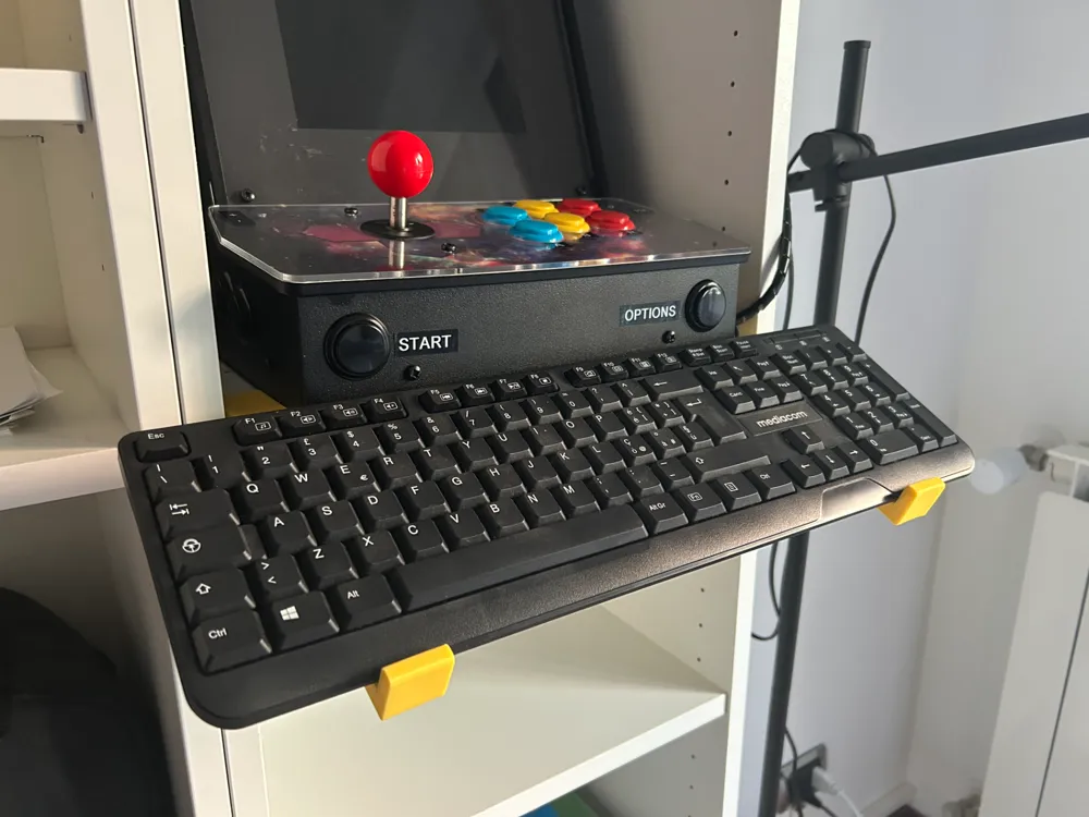 Keyboard shelf bracket by TuringComplete MakerWorld: Download Free 3D ...