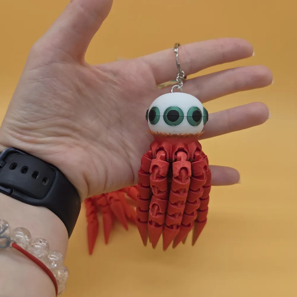 T.Ocellus Alien:Earth articulated fidget keychain by ArtZima MakerWorld ...