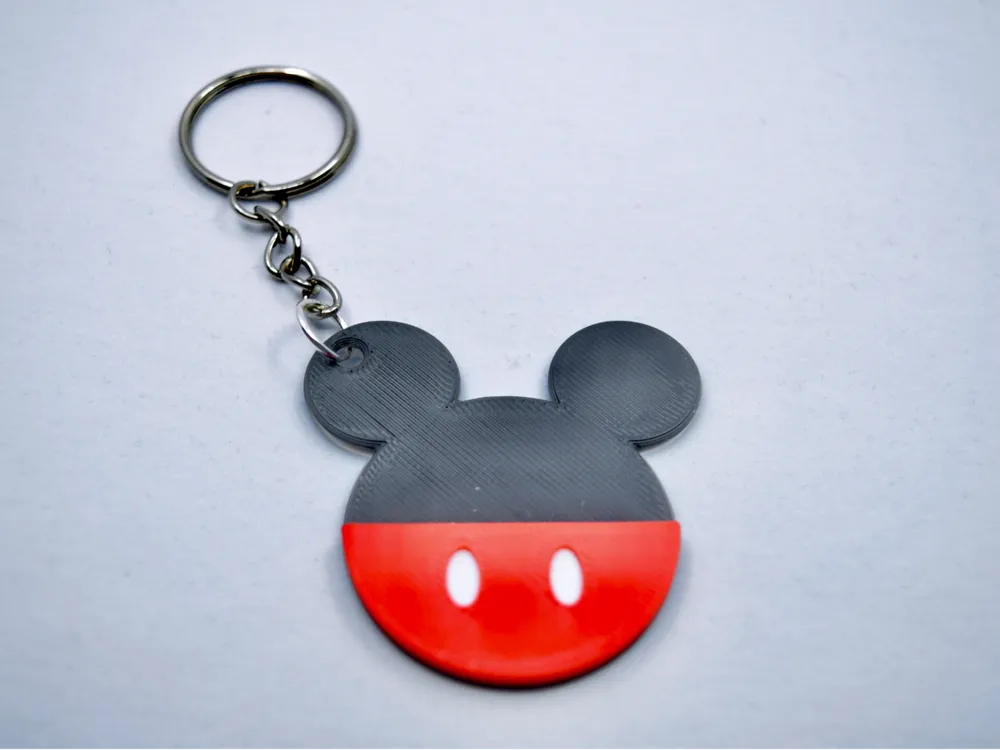 Mickey Mouse Keychain by Grove3D - MakerWorld