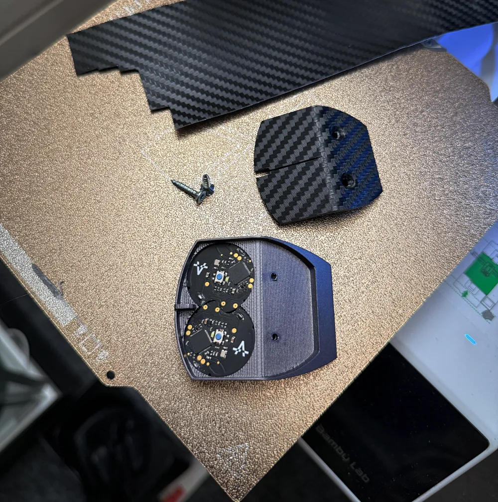 Double S3XY Buttons housing for steering wheel - Free 3D Print Model ...