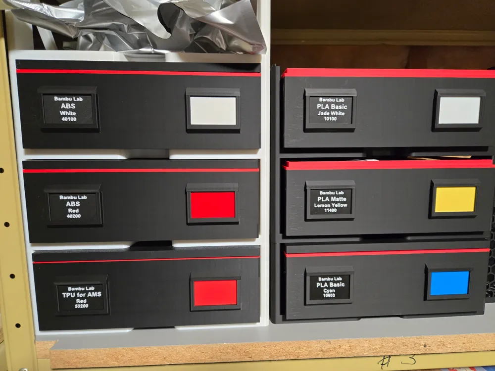 Filament Spool Box 76mm with colour border Remixed by Left Unsupervised ...