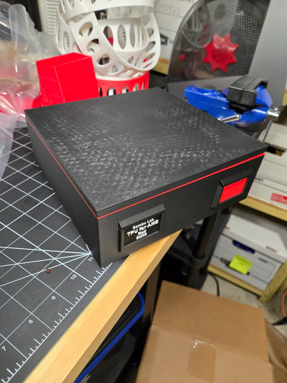 Filament Spool Box 76mm with colour border Remixed by Left Unsupervised ...