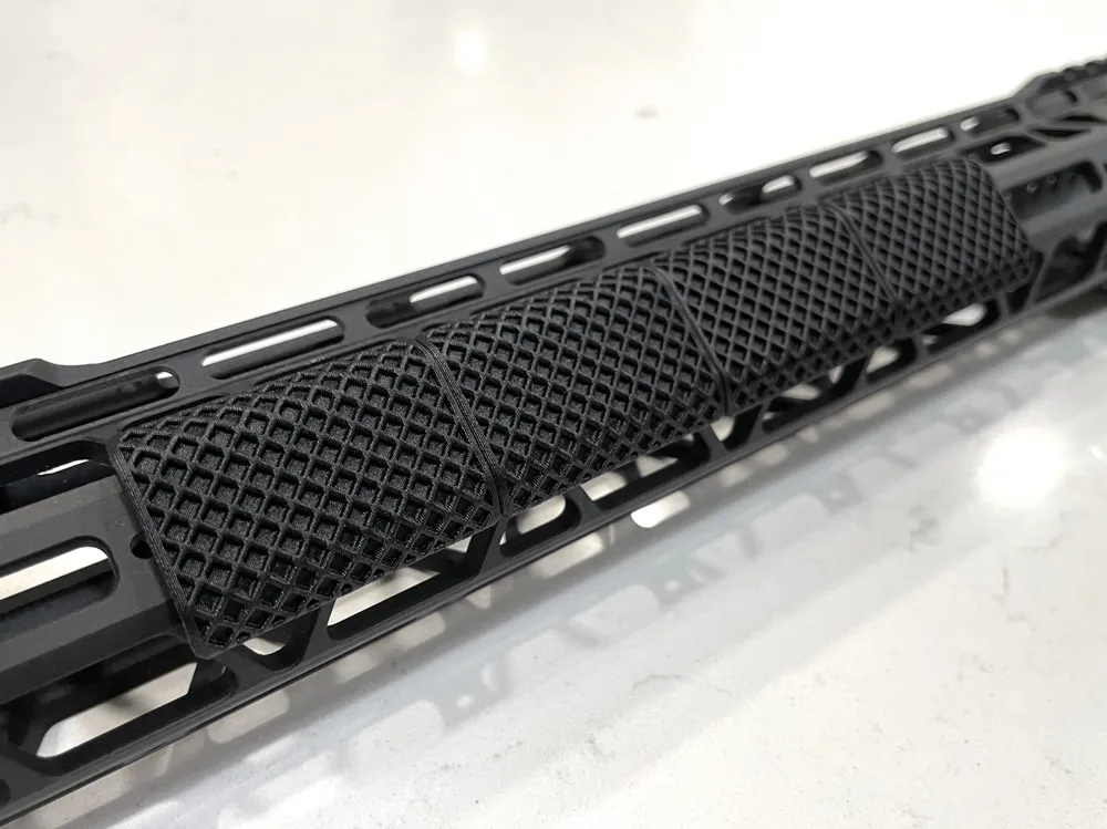 (Snap In) M-LOK Rail Covers Diamond Grip by Print Locker MakerWorld ...