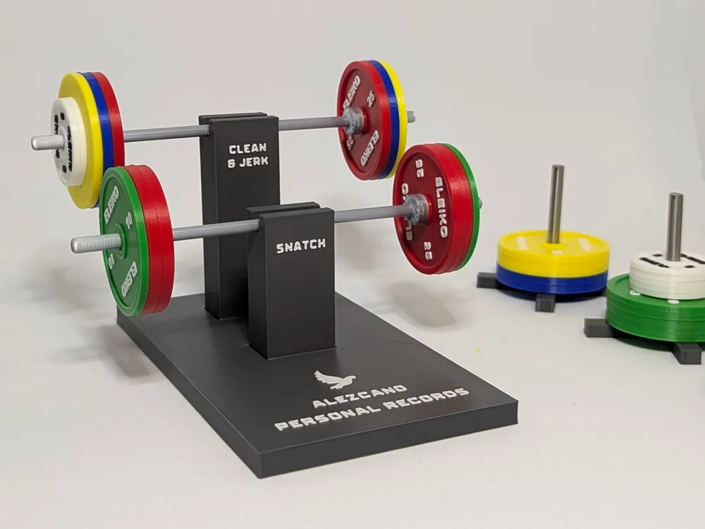Rack For Powerlifting Personal Records | Mini Gym by custom3dmodels ...