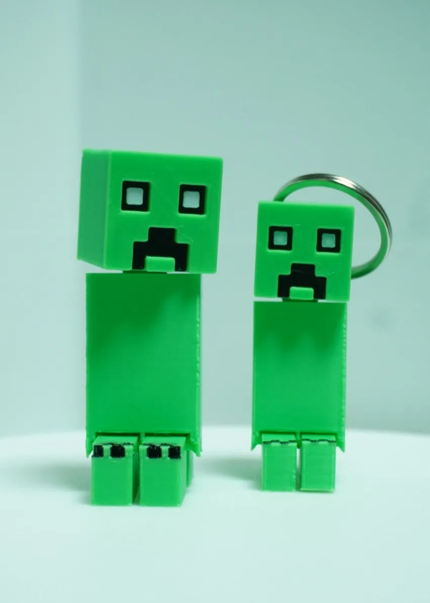 Creeper Keychain by FrezzleMakerWorld: Download Free 3D Models