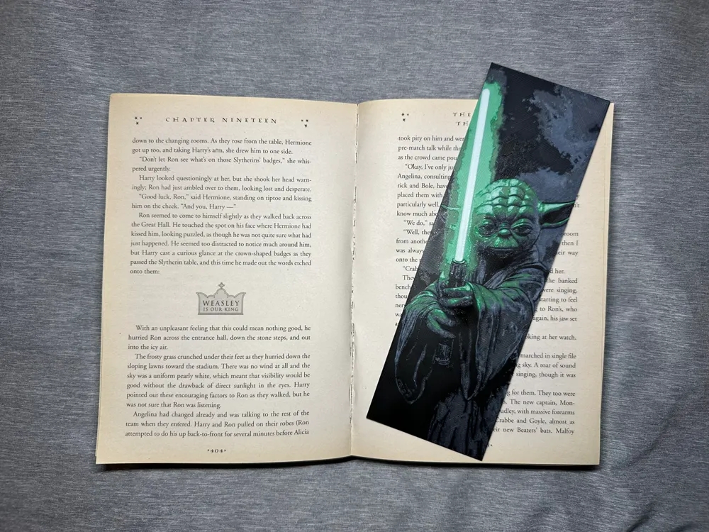 Yoda Hueforge Bookmark - 2 sizes by Hey Ben MakerWorld: Download Free ...