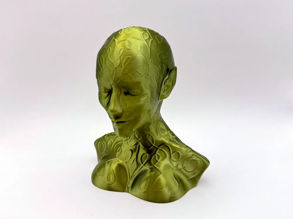 Doodle Elven Lady Bust by Stigern - MakerWorld