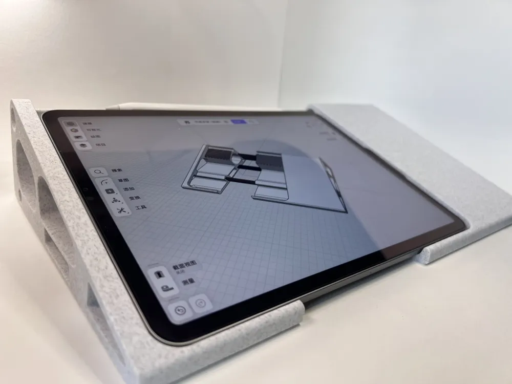 Tablet Stand - Born for drawing and writing - Free 3D Print Model ...