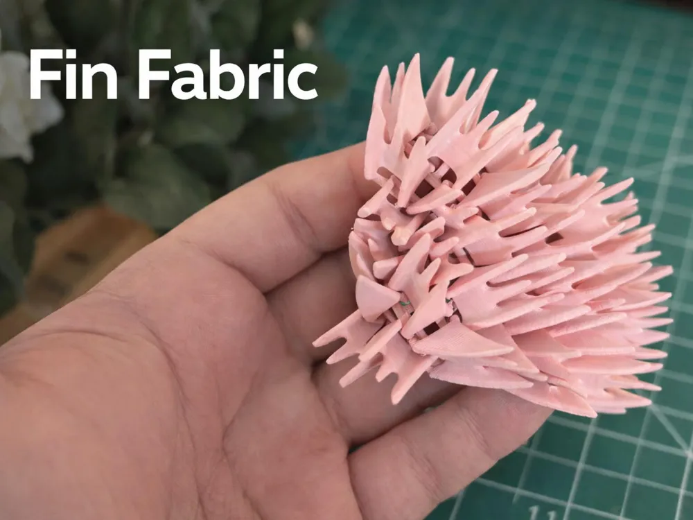 Fin Fabric (2 SIZES) - Free 3D Print Model - MakerWorld